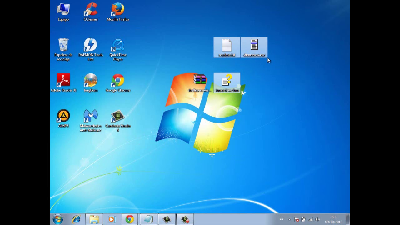 como descargar, instalar y utilizar ShellMenuView - YouTube