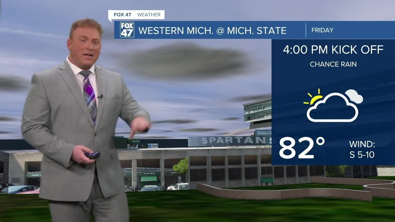 Friday forecast: Weather for sports looks good overall, small rain ...