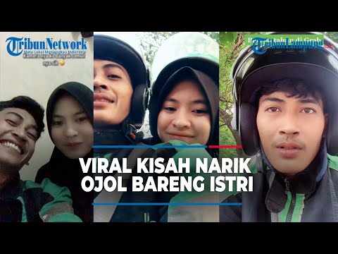 VIRAL KISAH NARIK OJOL BARENG ISTRI, IMPIAN PASANGAN BUAT SEMANGAT KERJA | @TRIBUNLAMPUNGNEWSVIDEO