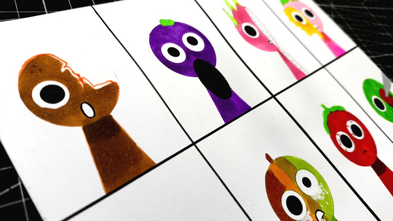 Dibujo los PERSONAJES de FRUNKI UPD 12 de ROBLOX⚠️Incredibox frunki all ...