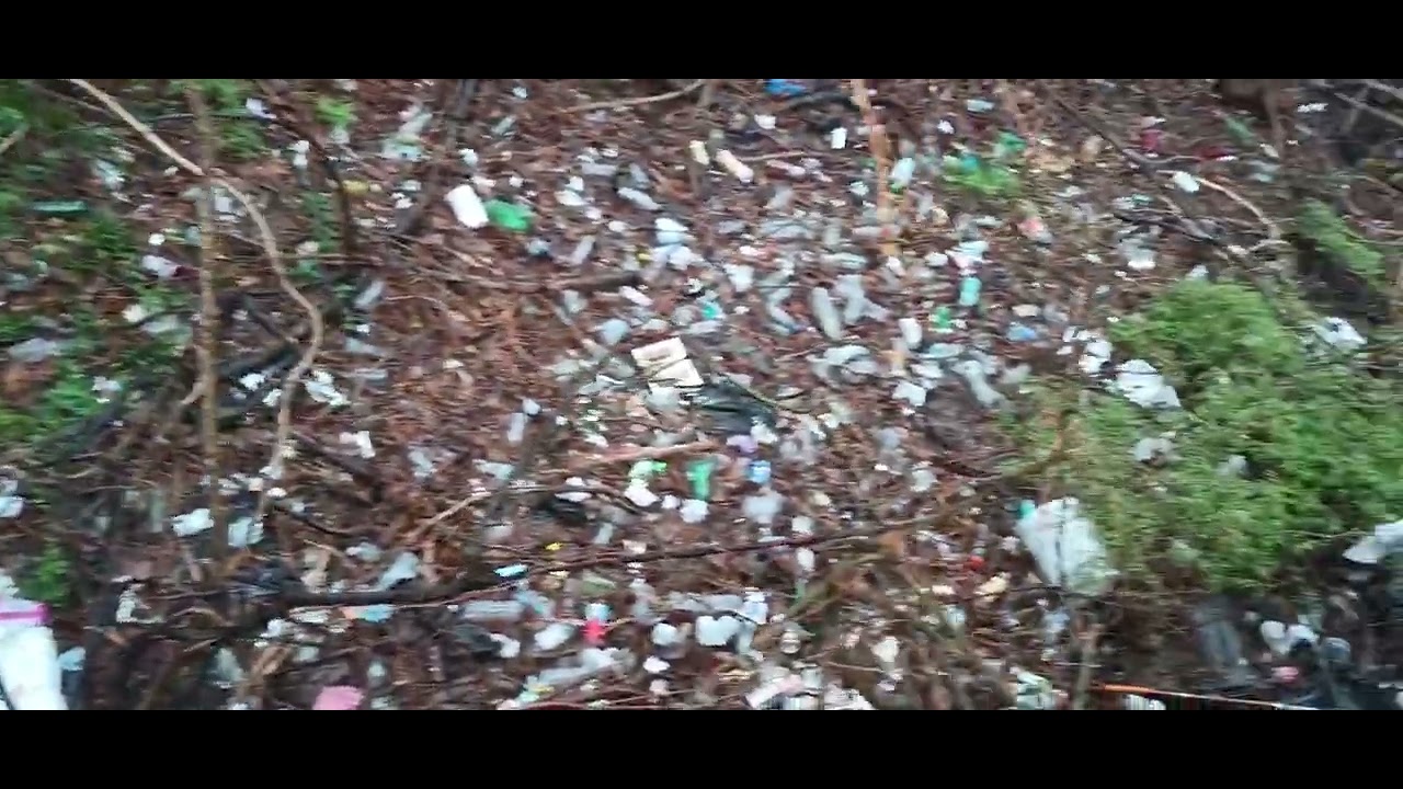 New York City up-close - massive build-up of litter at a NYCT train ...