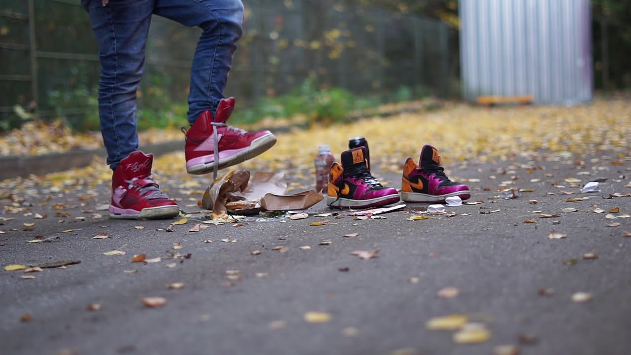 Recycling with Jordans - YouTube