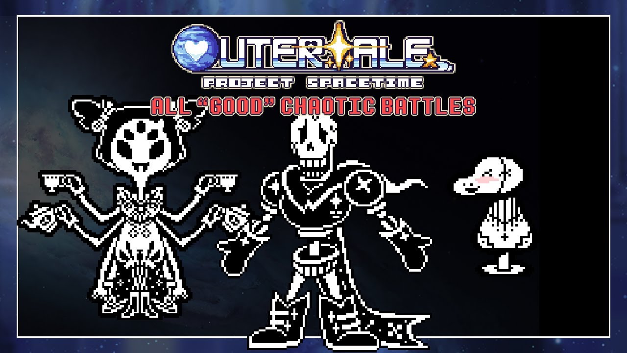 PS!OuterTale - All Good Chaotic Bosses + Ending (Genocide) - YouTube