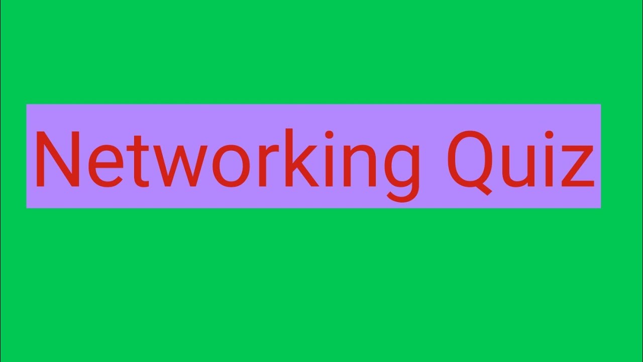 networking Quiz#Networking#itbasics#cisco#computernetworking - YouTube