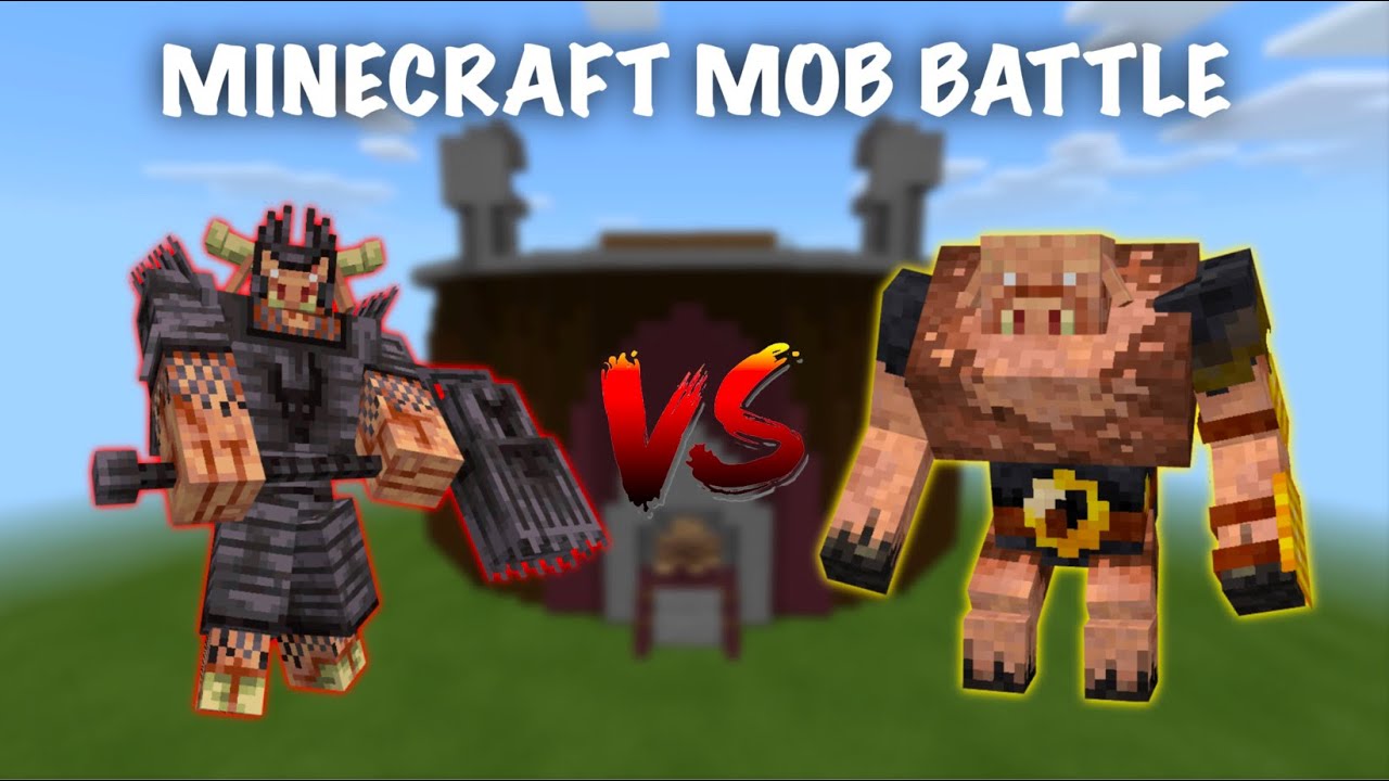 Ig, Adament Warlord vs Mutant Piglin BruteㅣMinecraft Mob Battle - YouTube