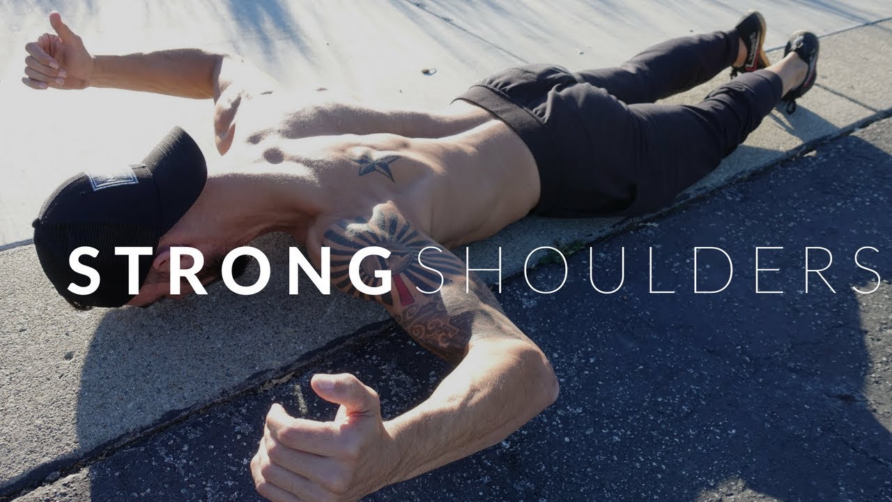 Fix SHOULDER POSTURE (How to get STRONG Shoulders) - YouTube