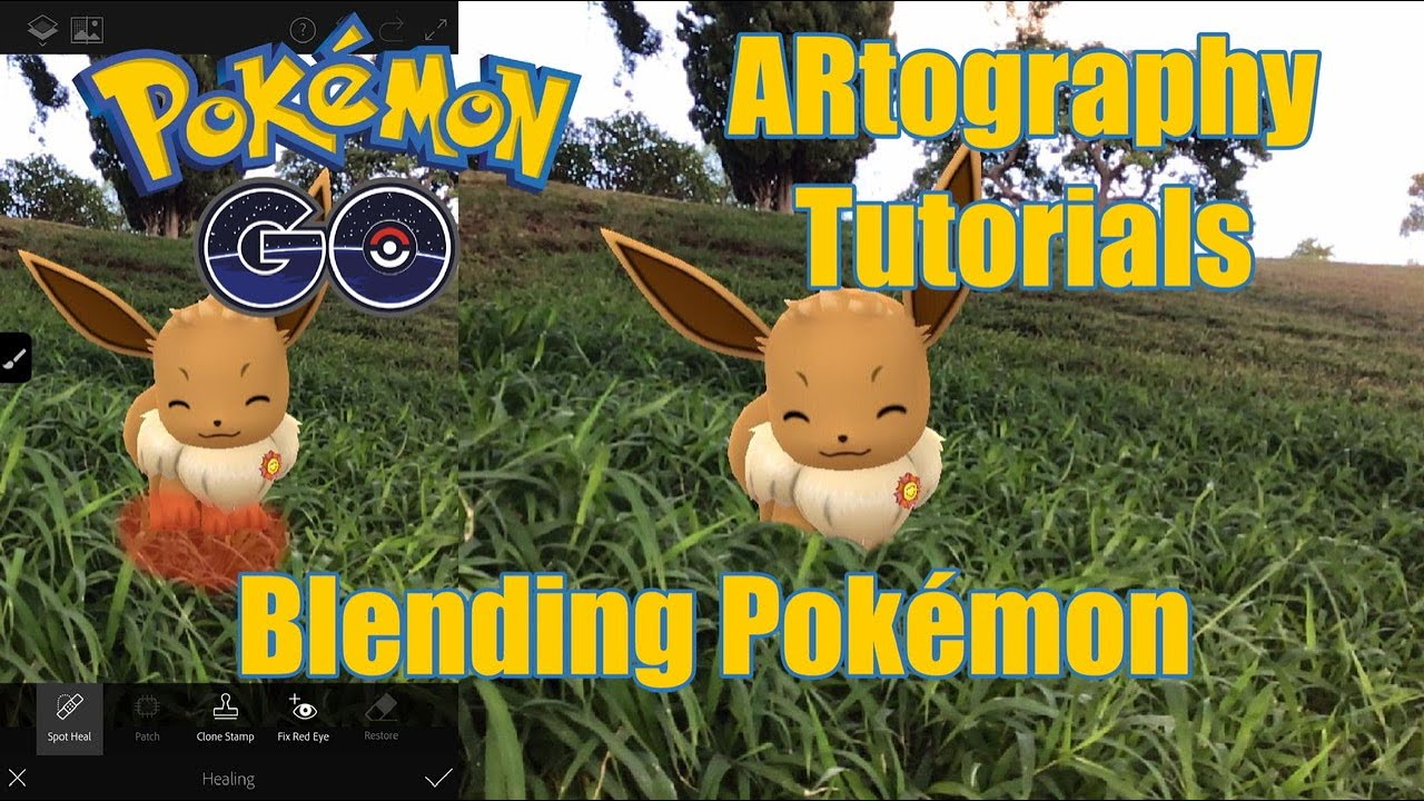 Pokémon GO! ARtography Tutorials - Editing Pokémon Behind Objects With ...