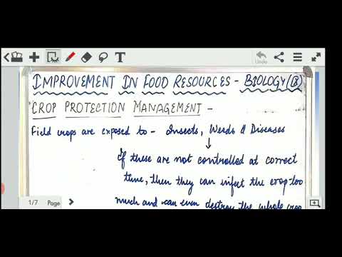 Class 9th CROP PROTECTION MANAGEMENT - YouTube