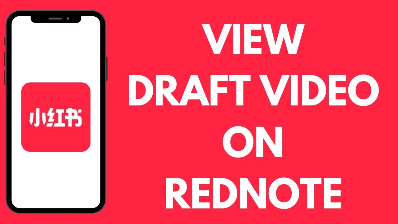 How To Check Drafts On Rednote - YouTube