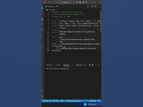 python practice Q - 2 #interview #practice #coding #important #python - YouTube