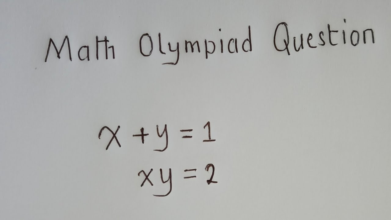 Nice Olympiad...Try this German Olympiad Math. - YouTube