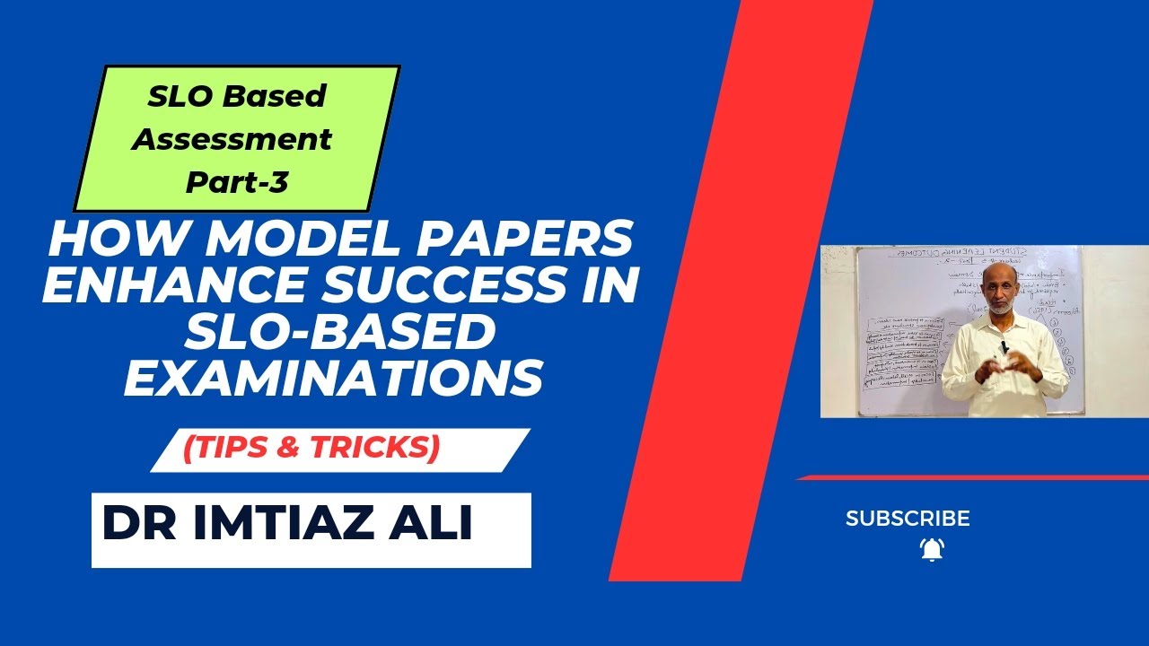 How Model Papers Enhance Success in SLO-Based Examinations| Board Exam ...