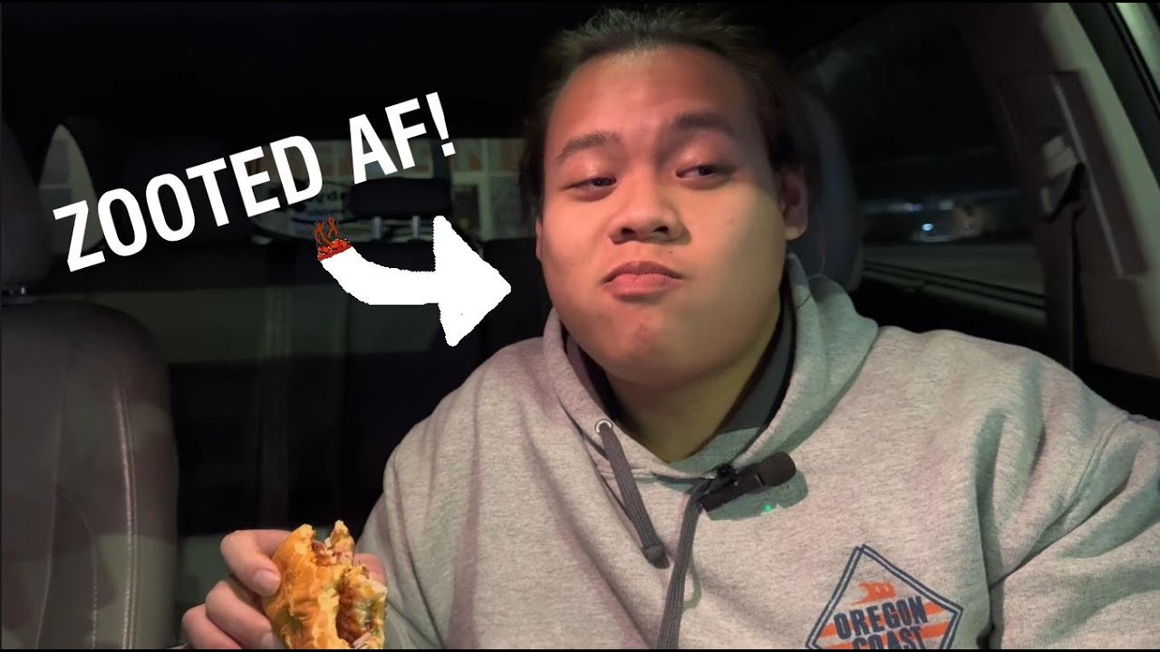 Eating Dave's Hot Chicken while ZOOTED AF - YouTube