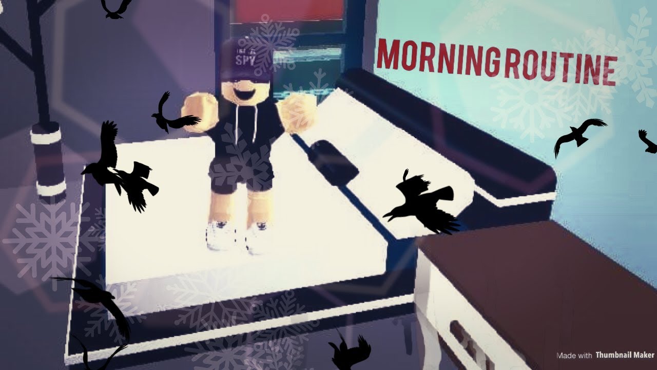 ROBLOX- Morning routine - YouTube