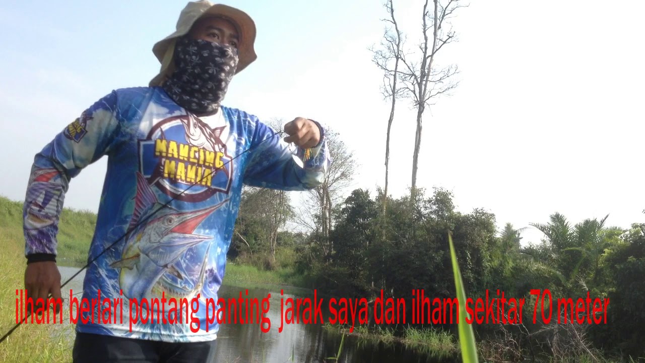GILAAA!!!! lagi mancing ada macan auto kabor!!!! - YouTube