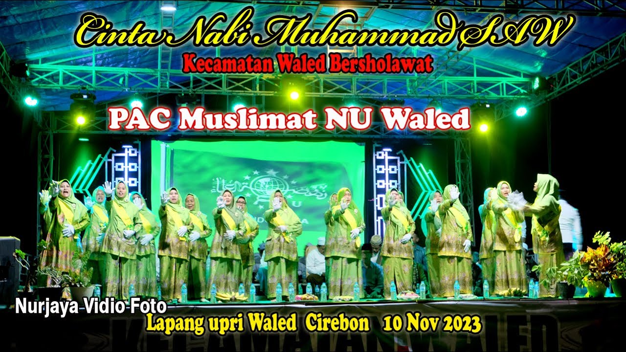 Perempuan aswaja PAC muslimat NU waled Live lapang upri waled cirebon ...