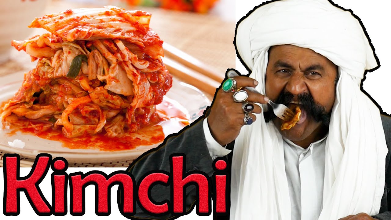 Tribal People Try Kimchi For the First Time - YouTube