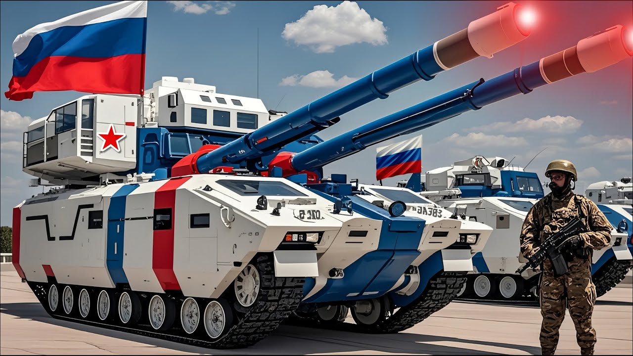 Ukraine Defeated! Advanced Russian Laser Tanks Destroy British Tank ...