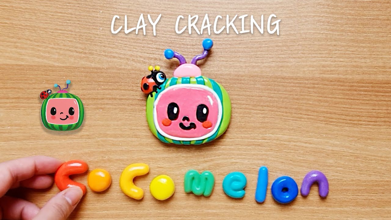 cocomelon clay cracking | satisfying | asmr - YouTube