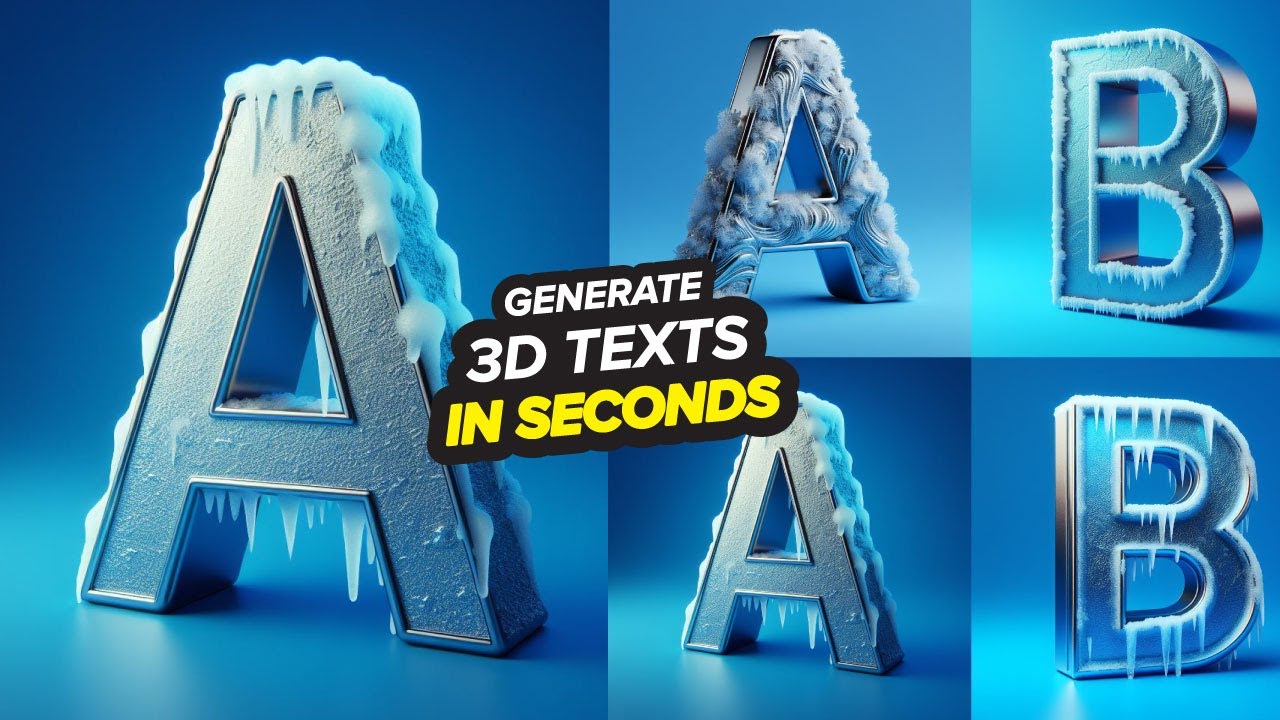 Generate 3D Typography in Seconds for FREE!! - YouTube