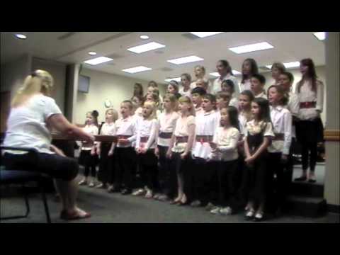 Spring Lane Elementary Choir - April 8, 2014, Board Meeting - YouTube