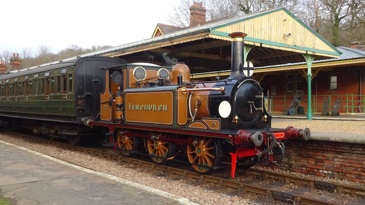 Bluebell Railway 'Shuttle Service with 72 Fenchurch' at Horsted Keynes ...