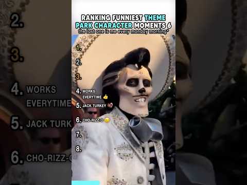 Top Funniest Theme Park Character Moments 6 #shorts #usa #disney