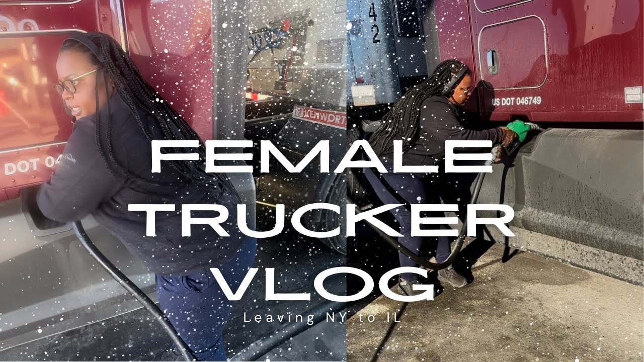 Millis Transfer: Female Trucker Vlog: Leaving NY to IL - YouTube