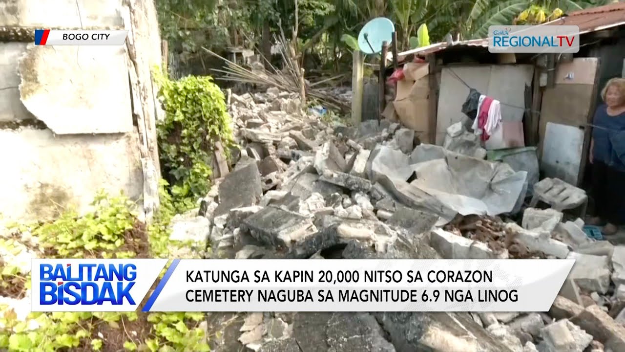 Mga Nitso sa Usa ka Sementeryo sa Bogo City, Nagusbat | Balitang Bisdak ...