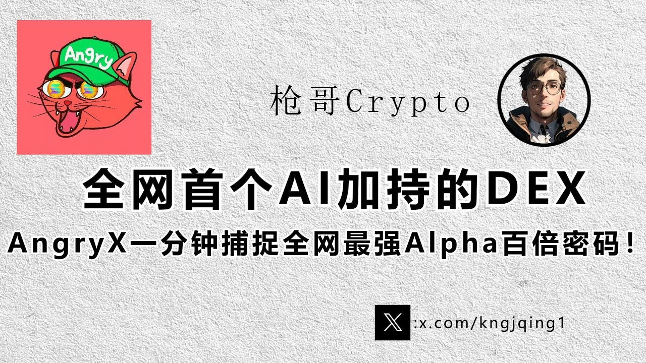 全网首个AI加持的DEX，教你用AngryX一分钟捕捉全网最强Alpha百倍密码！#btc #crypto #AngryX - YouTube