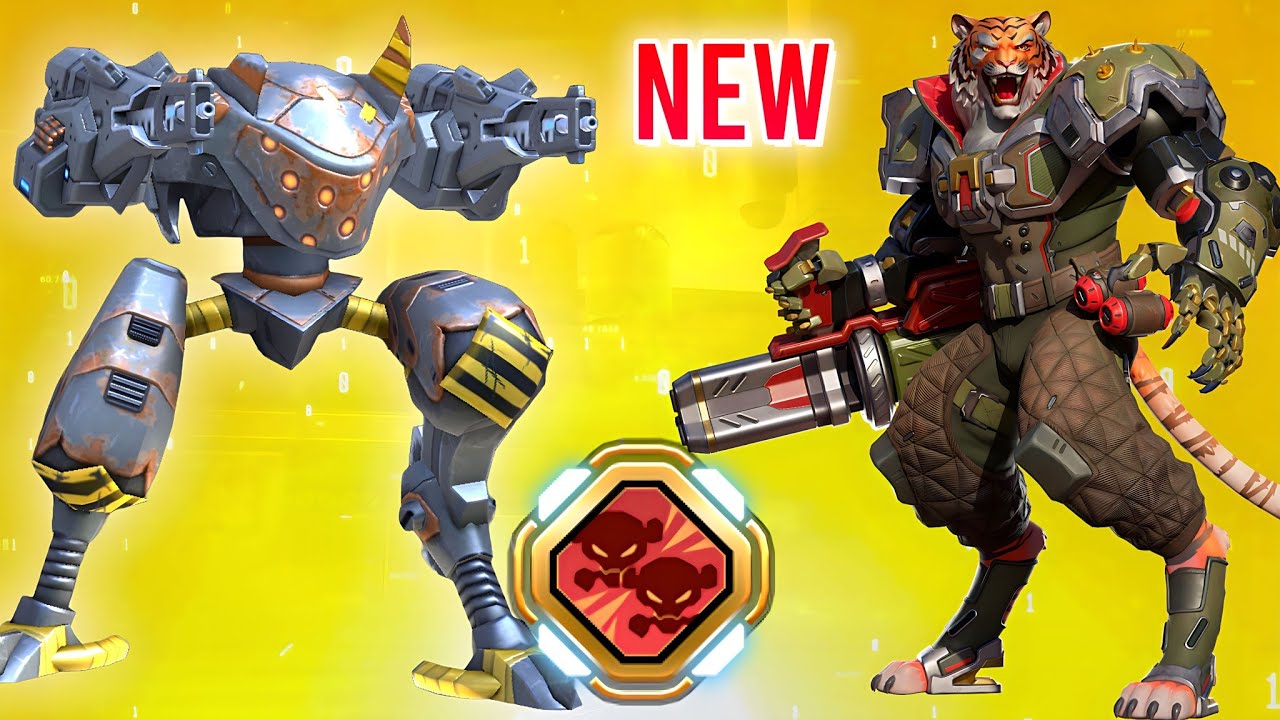 New Pilot Chimera - Tengu with Chain Gun 8 - Mech Arena - YouTube