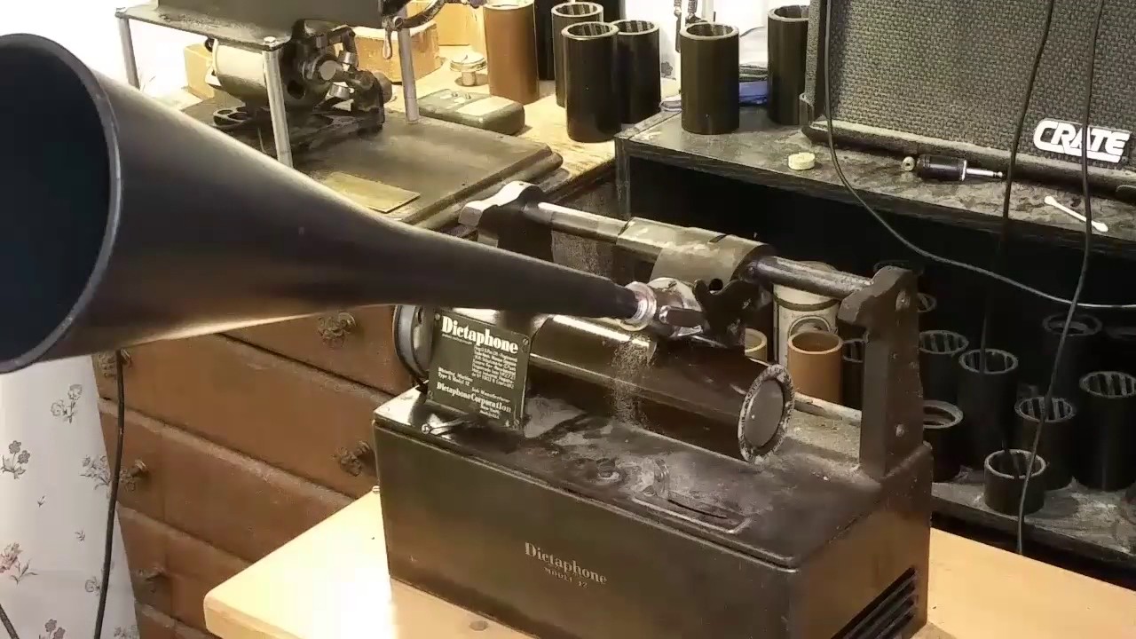 1925 DICTAPHONE / ACOUSTIC HORN RECORDING - YouTube