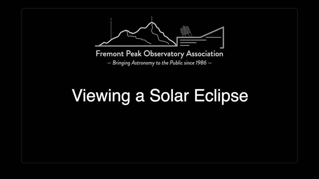 04 Photographing Solar Eclipses - 2024 Watching the Eclipse - YouTube