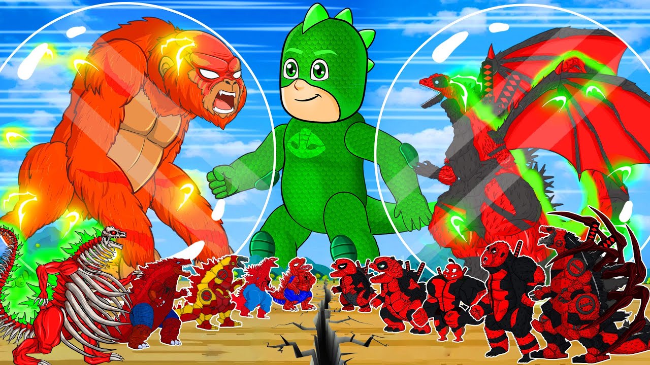 Flying Bloop vs Godzilla x Kong | Rescue crocodile and Brachiosaurus ...