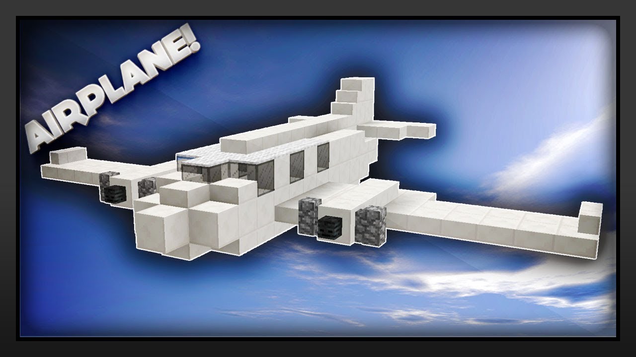 Crafting A Plane in Minecraft! - YouTube