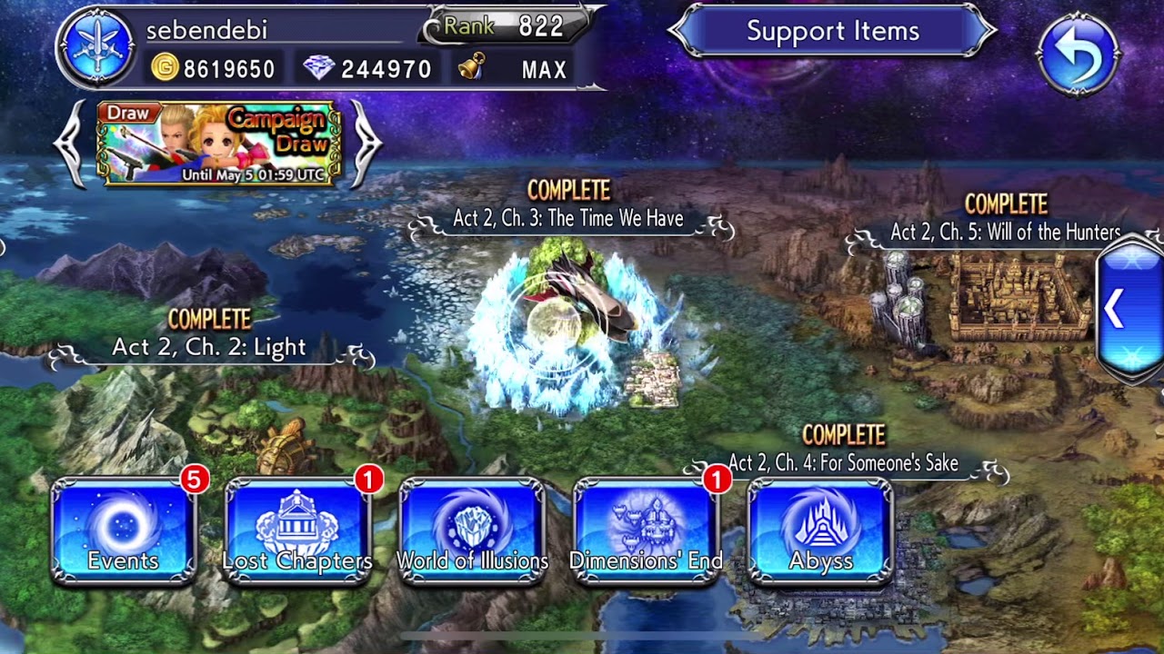 [DFFOO GL] Farming Gigas type - YouTube