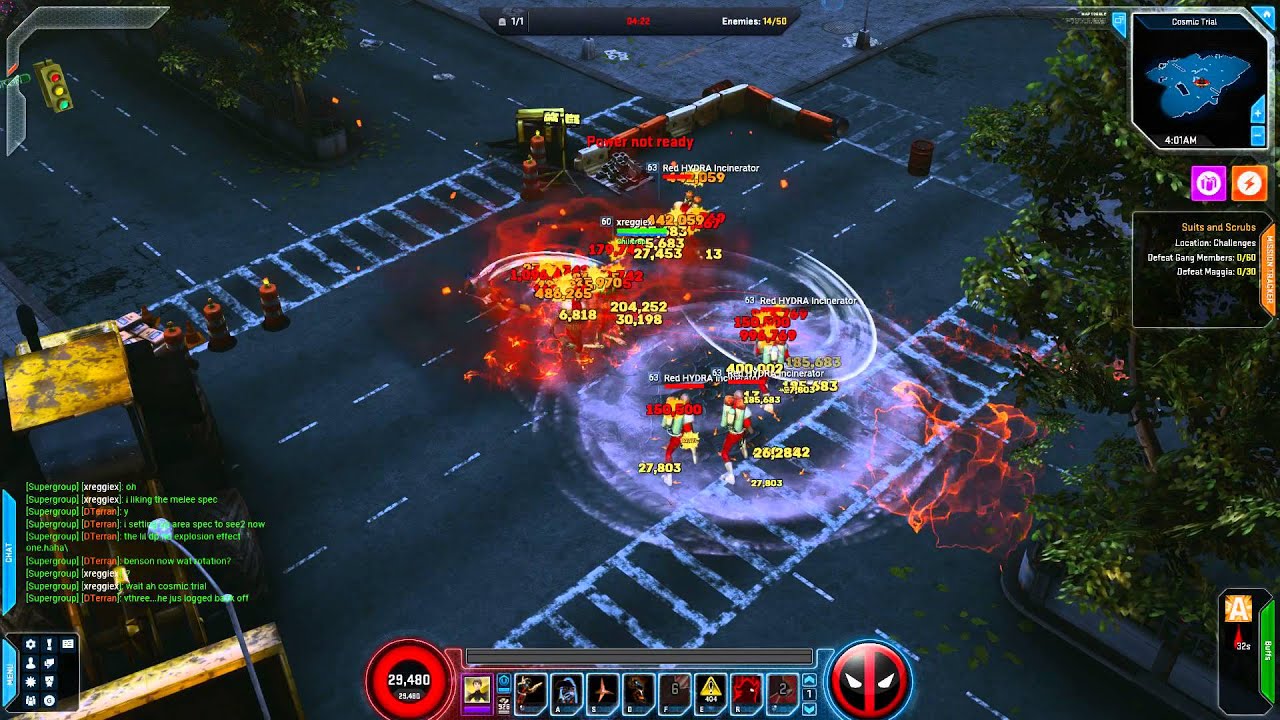 Marvel Heroes 2015 Test Center - Deadpool Cosmic Trial - YouTube