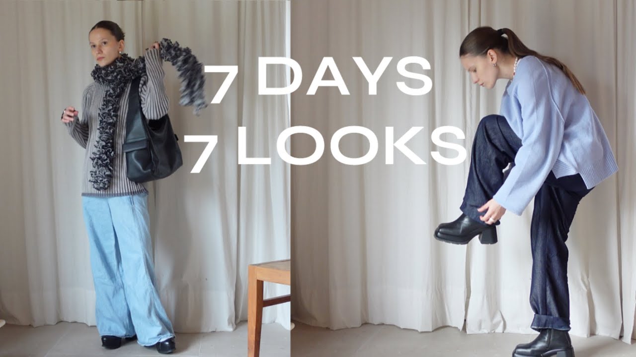 7 DAYS 7 LOOKS winter edition - YouTube