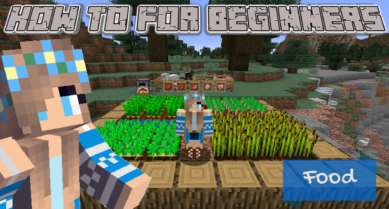 How to Get Food - Minecraft How to for Beginners (02) - YouTube