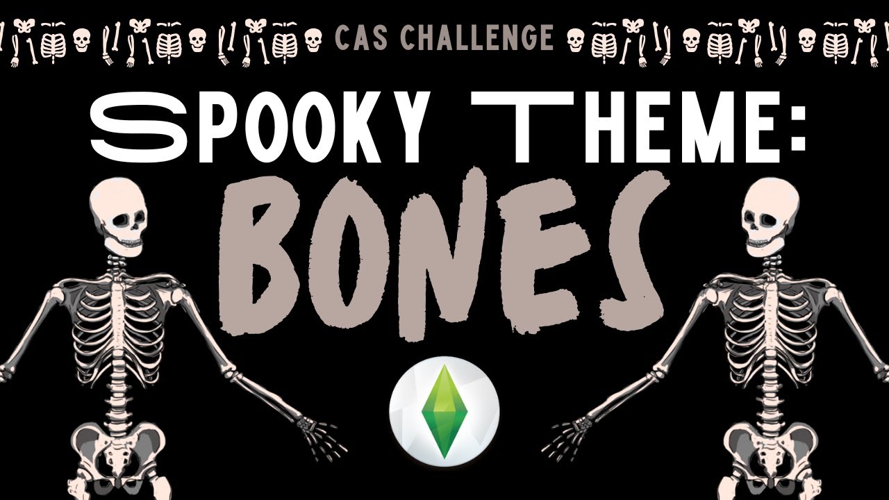 Spooky Theme: Bones ☠️ // Sims CAS // Sims 4 - YouTube