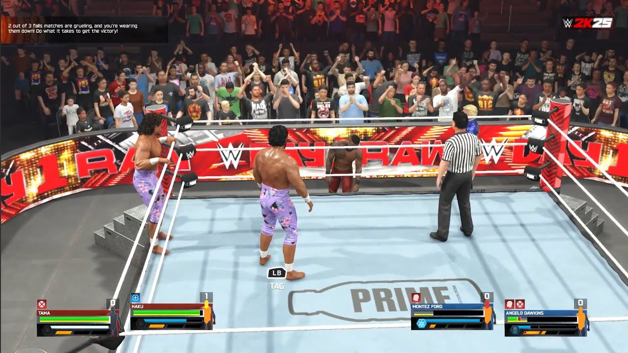 The Islanders tag team match WWE 2K25 GAMEPLAY - YouTube