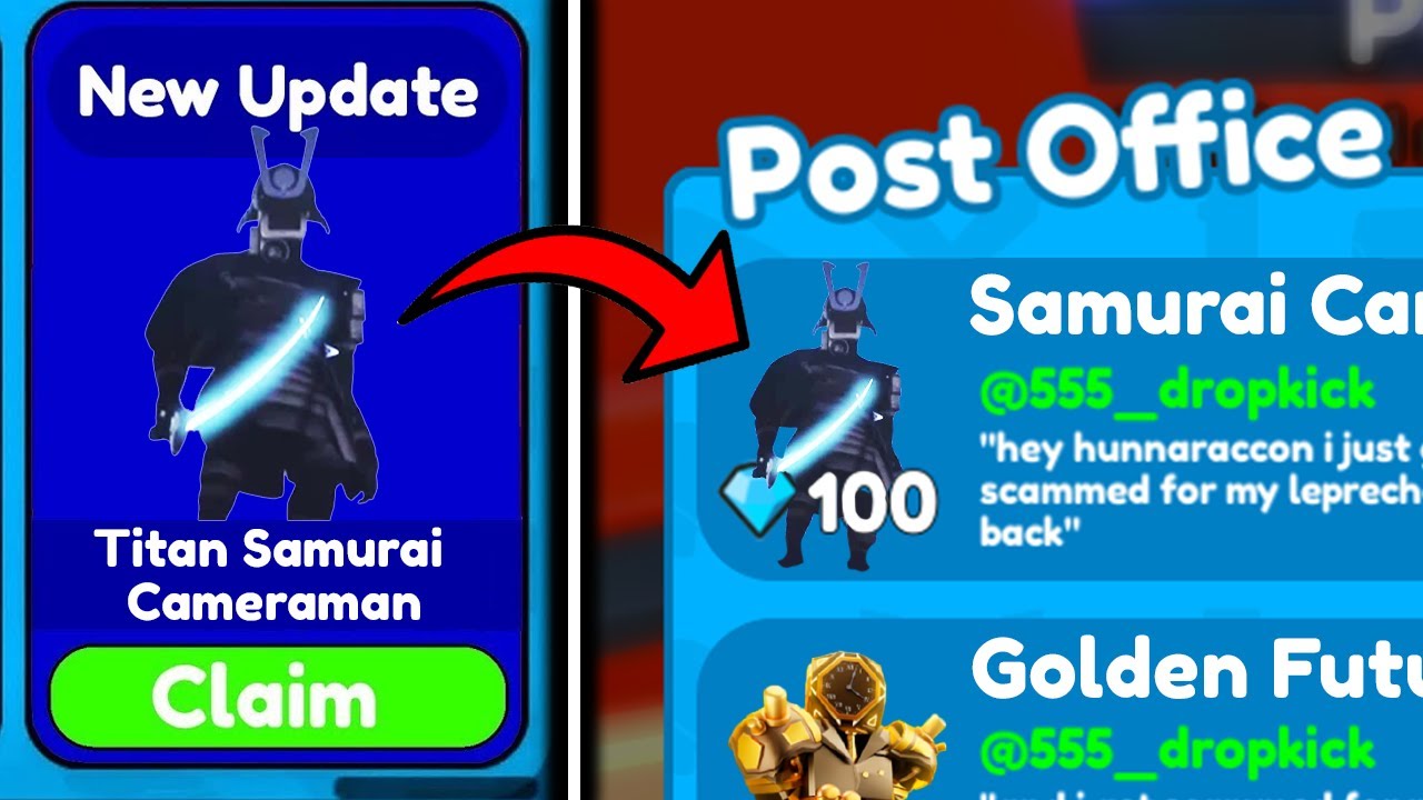 NEW UPDATE 😱 SAMURAI CAMERAMAN is OP? 😍 - Toilet Tower Defense - YouTube
