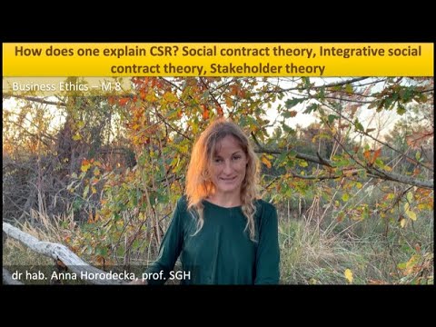 How does one explain CSR? (Integrative) social contract theory, and ...
