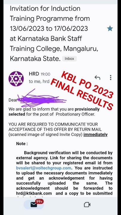 Kbl PO 2023 Final Results | Karnataka Bank PO 2023 Results | #karnatakabank #po #bank_po #kbl ...
