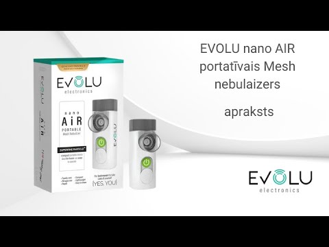 EVOLU nano AIR portatīvais Mesh nebulaizers LV - YouTube