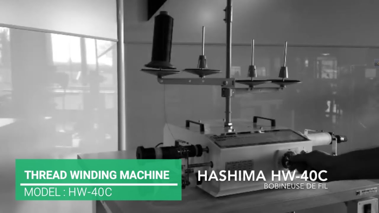 HW 40C Thread Winding Machine | HASHIMA Japan | High Speed & Precision ...