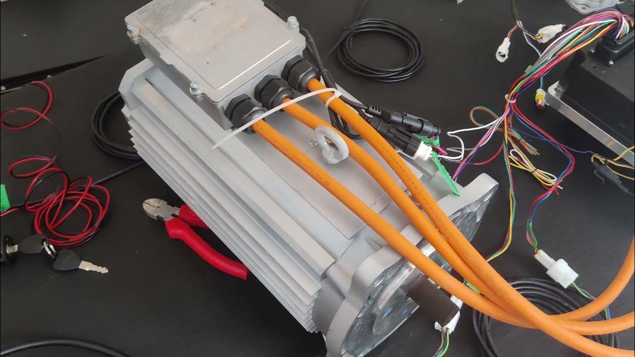Electric Vehicle Conversion kit 15/30kW 96V AC - YouTube