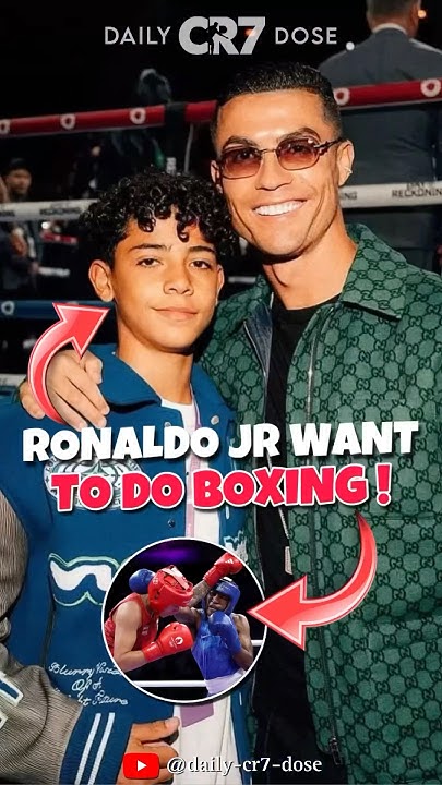 Ronaldo Jr Want to do Boxing ! 🤯💀 #ronaldo #shorts - YouTube