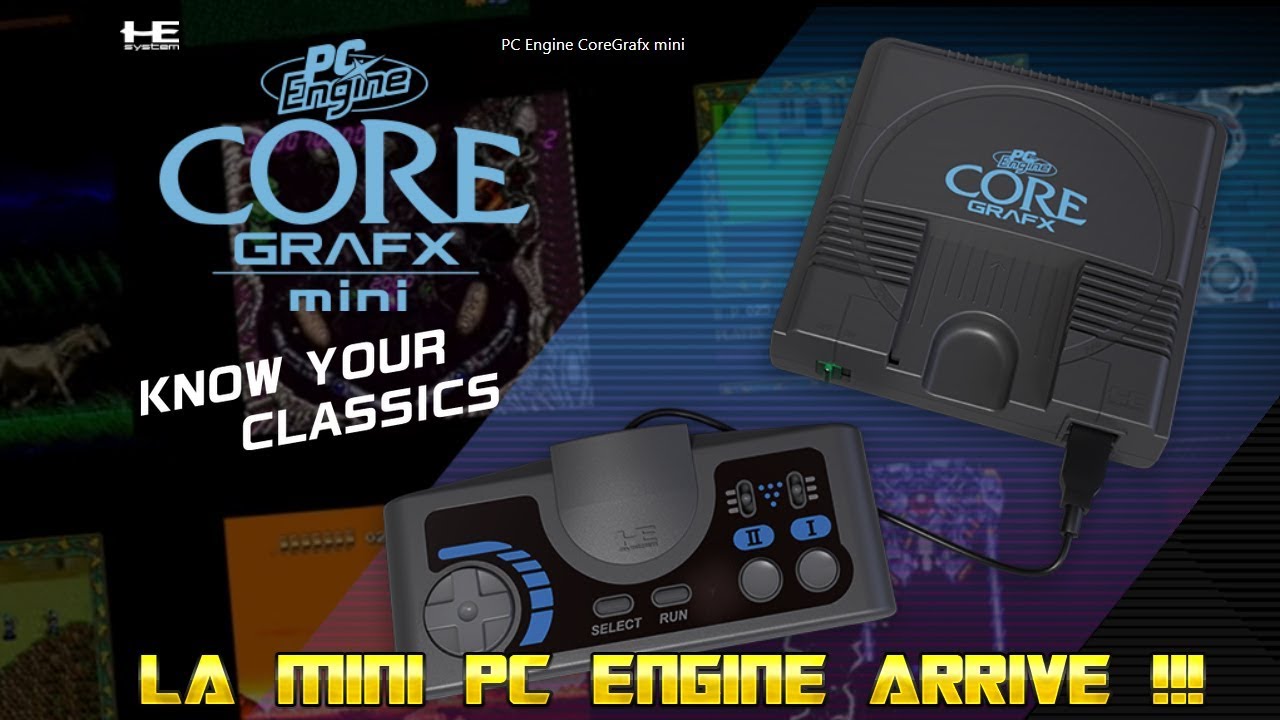 LA mini pc engine arrive !!! incroyable annonce de konami - YouTube