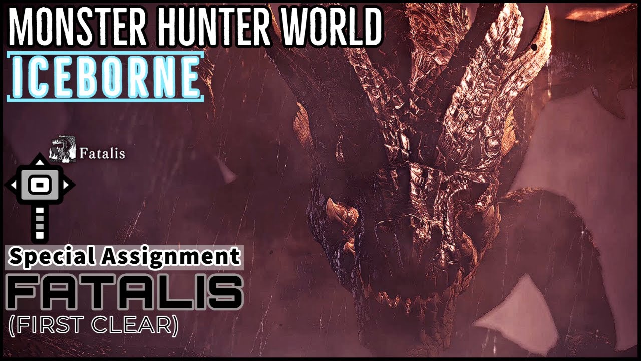 Fatalis - First Clear [Solo Hammer] - MHW Iceborne Gameplay - YouTube